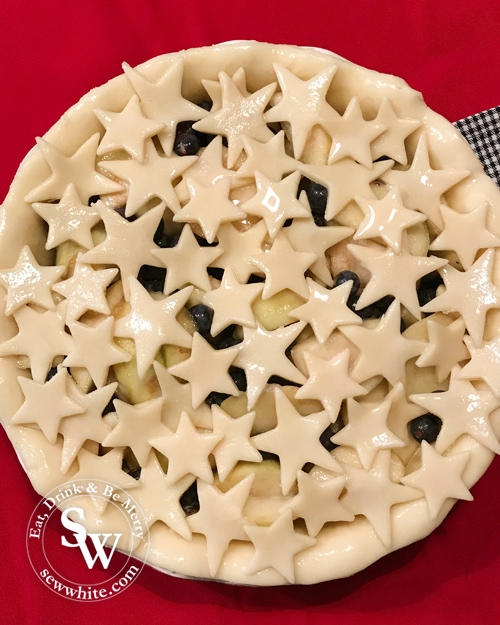 Star Pear Pie - Sew White