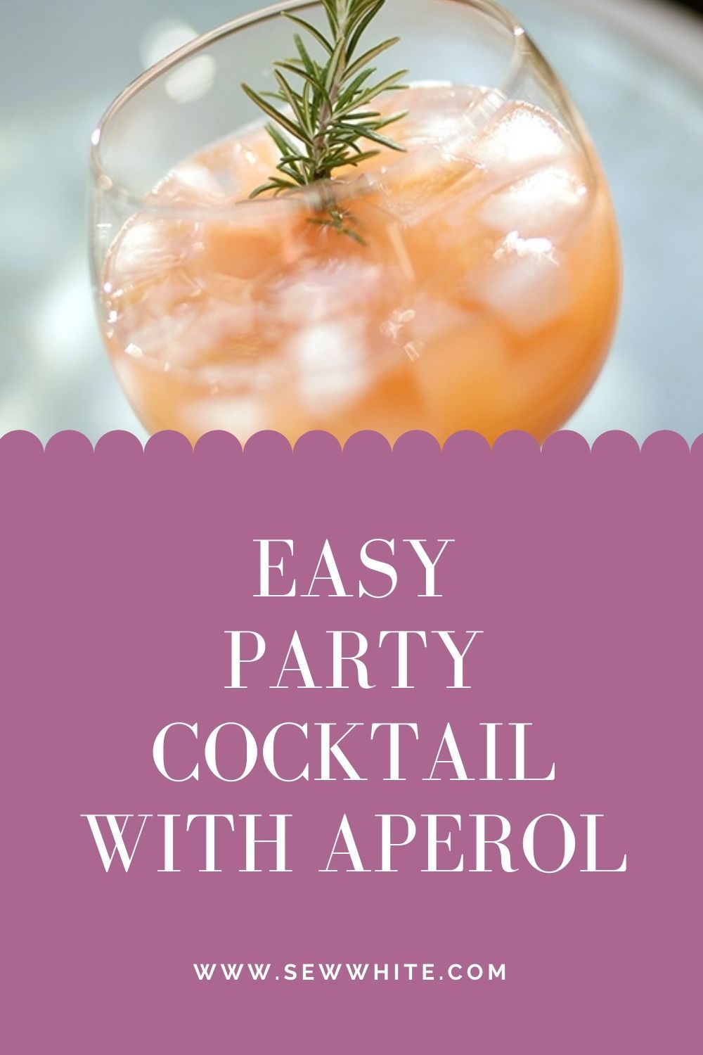 Aperol Apple Cocktail - Easy summer cocktail to make at home