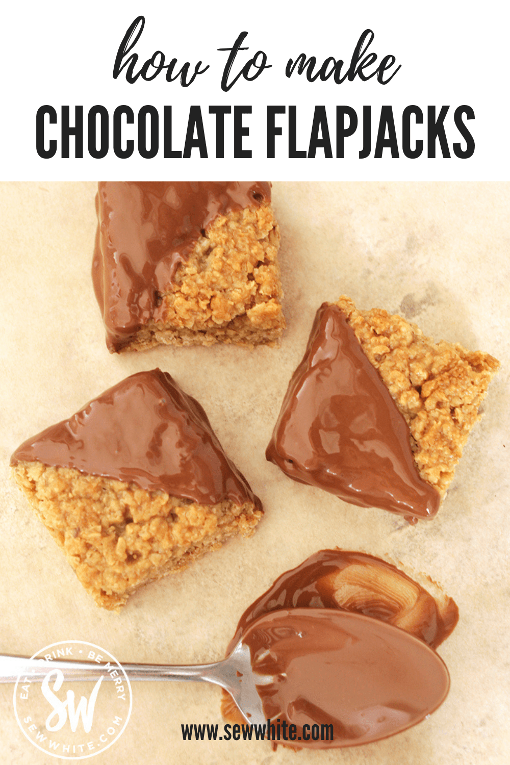 Chocolate Flapjack Recipe - Easy Chocolate Dipped Flapjacks
