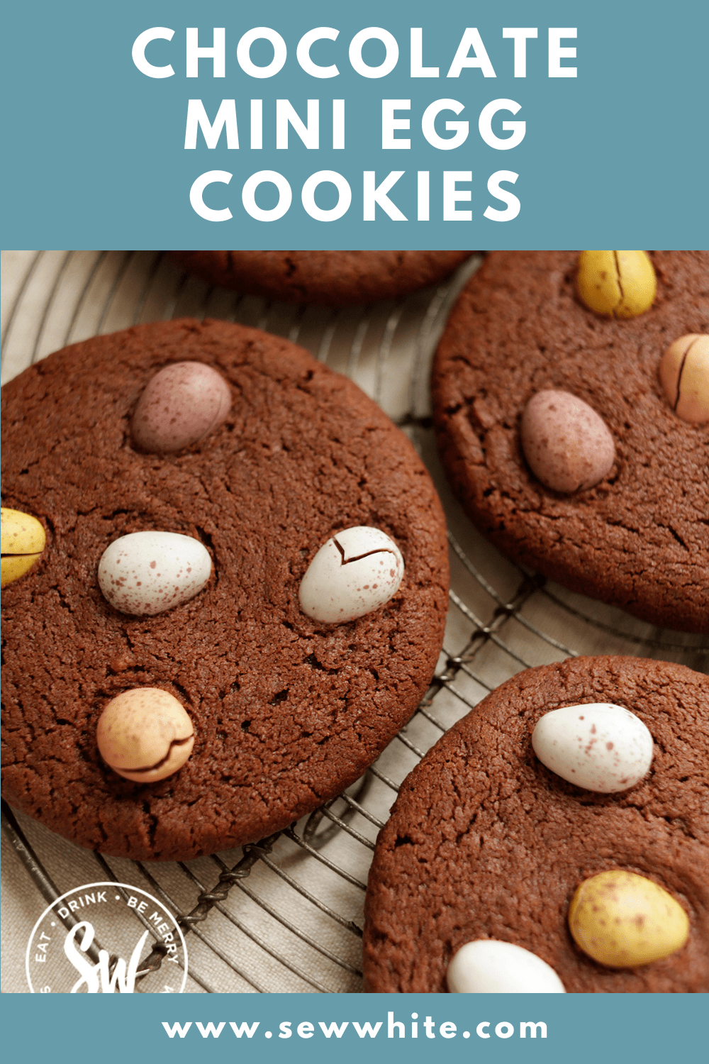 Chocolate Mini Egg Cookies Recipe - Easy Easter Cookies