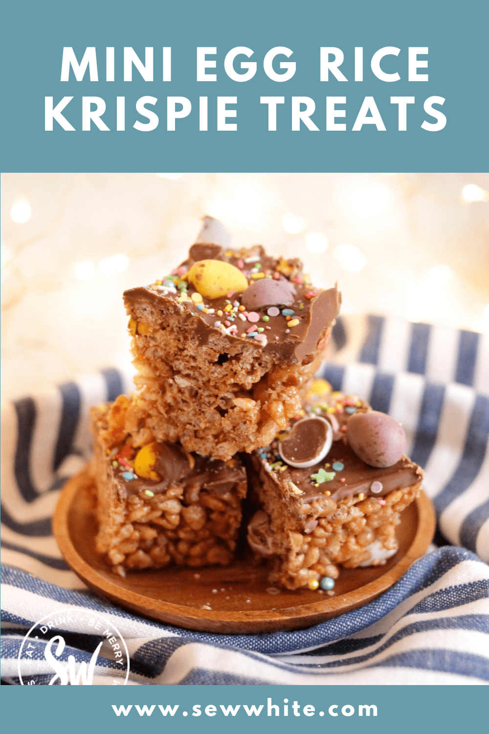 Mini Egg Rice Krispie Squares