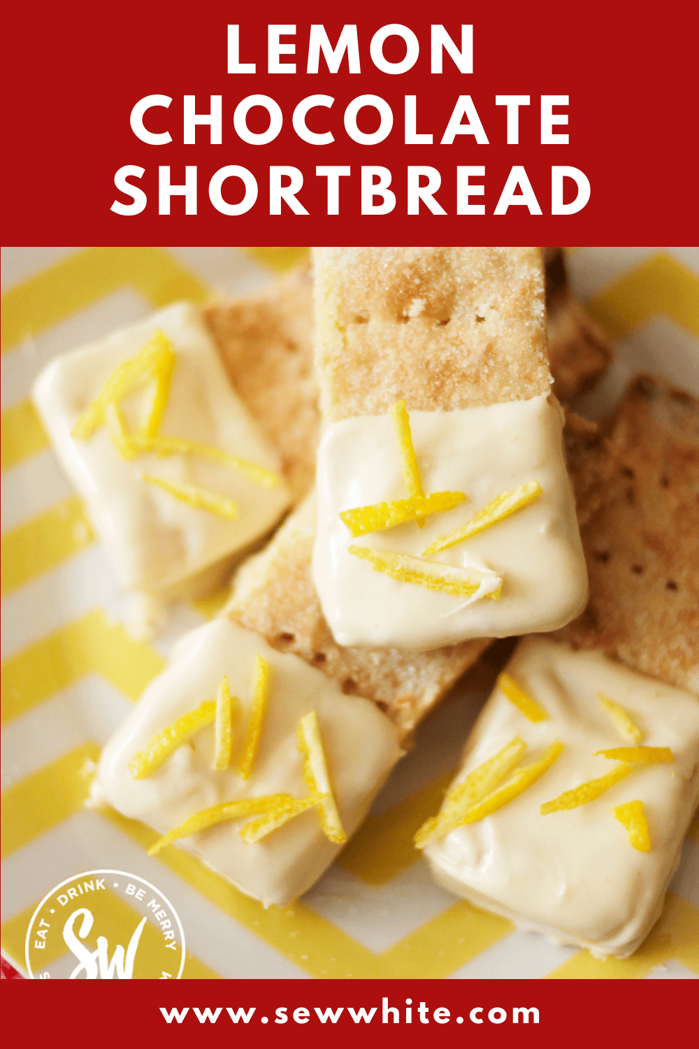 White Chocolate Lemon Shortbread - Sew White