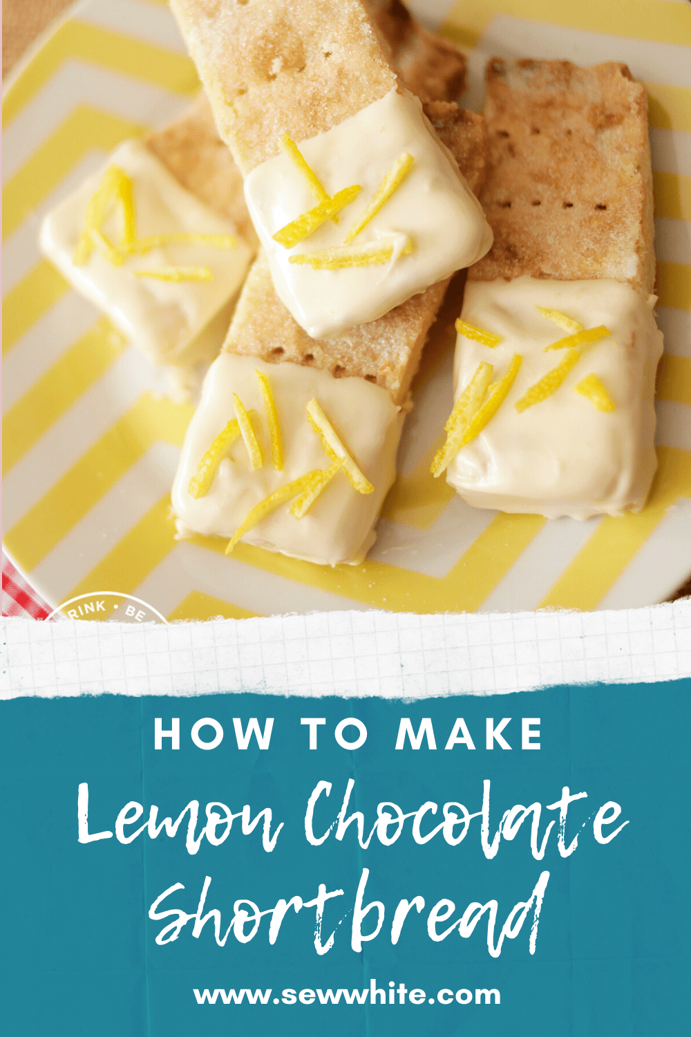 White Chocolate Lemon Shortbread - Sew White