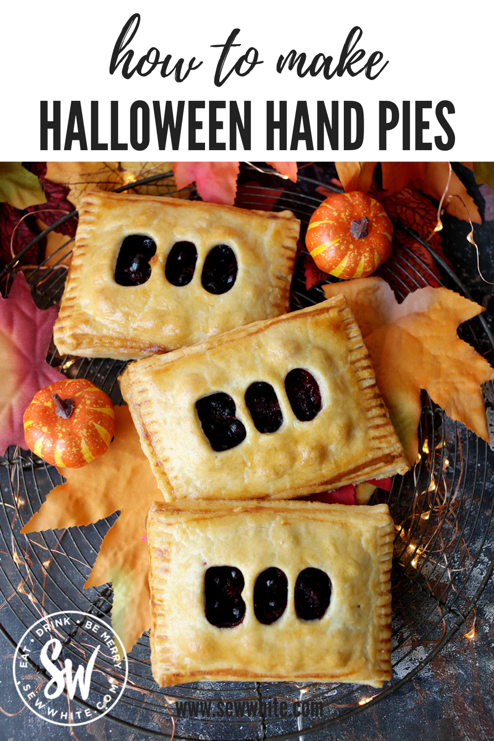 Halloween Hand Pies - Sew White