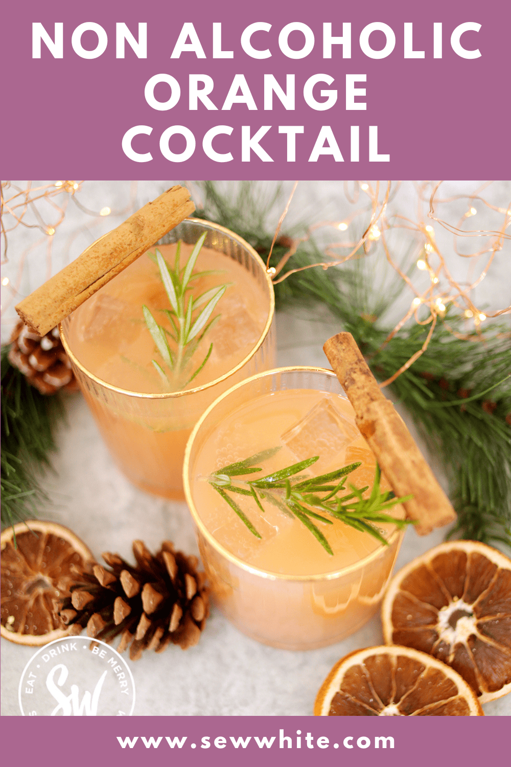 Non Alcoholic Christmas Drink - Sew White