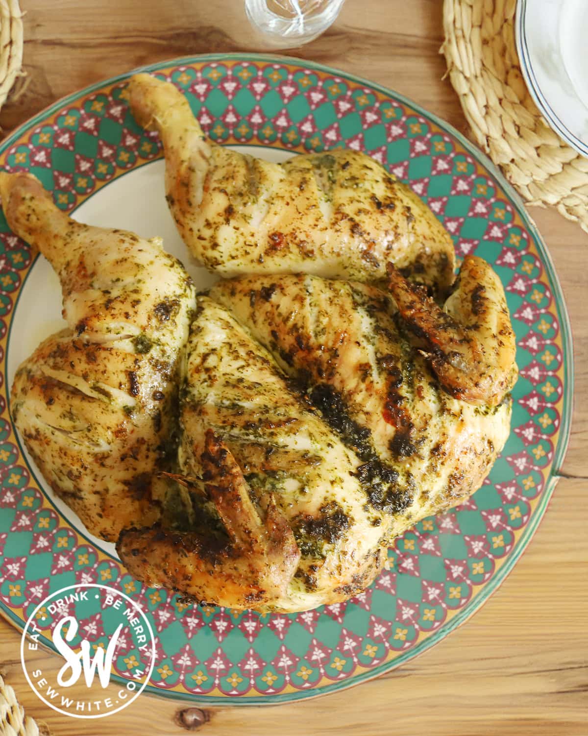 How to Cook a Spatchcock Chicken - Sew White