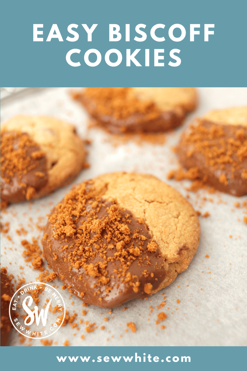 Biscoff Chocolate Chip Cookies - the best biscoff cookies